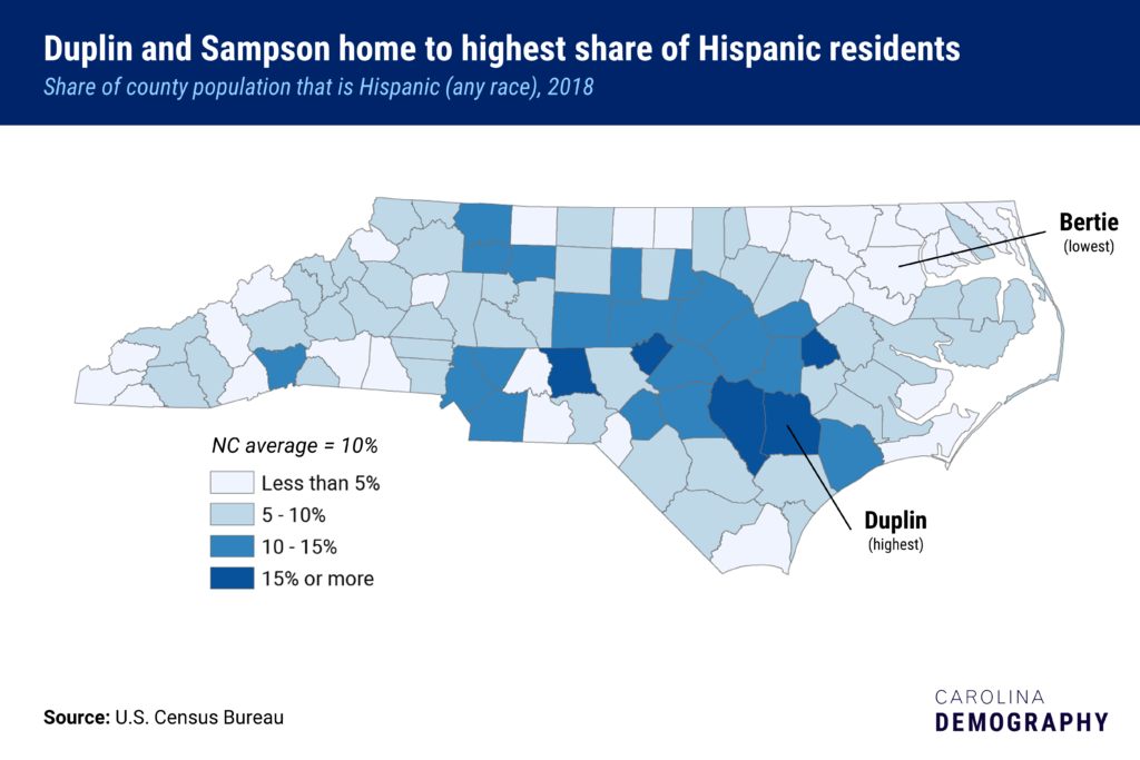 2018 County Population Estimates: Race & Ethnicity | Carolina Demography