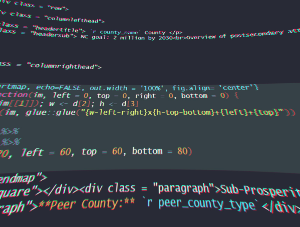 Making iterative one-pagers using R | Carolina Demography