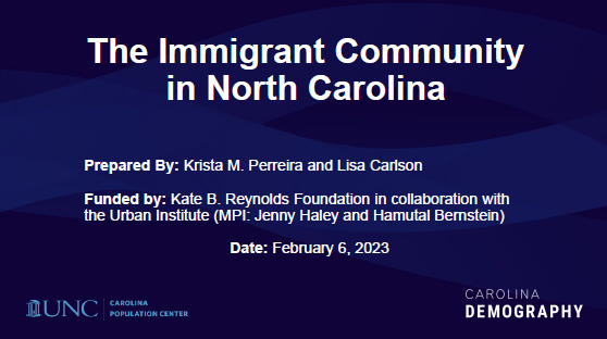 Providing insights about NC’s immigrant community | Carolina Demography