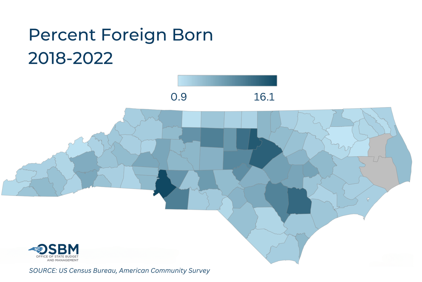 NC’s foreign-born population increased eightfold since 1990 | Carolina ...