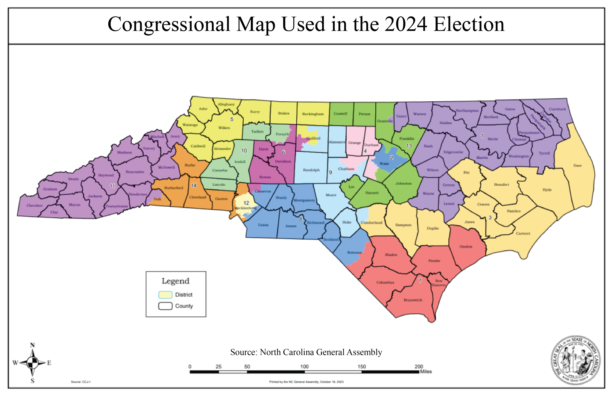 Demographic Change in NC’s New Congressional Districts | Carolina ...